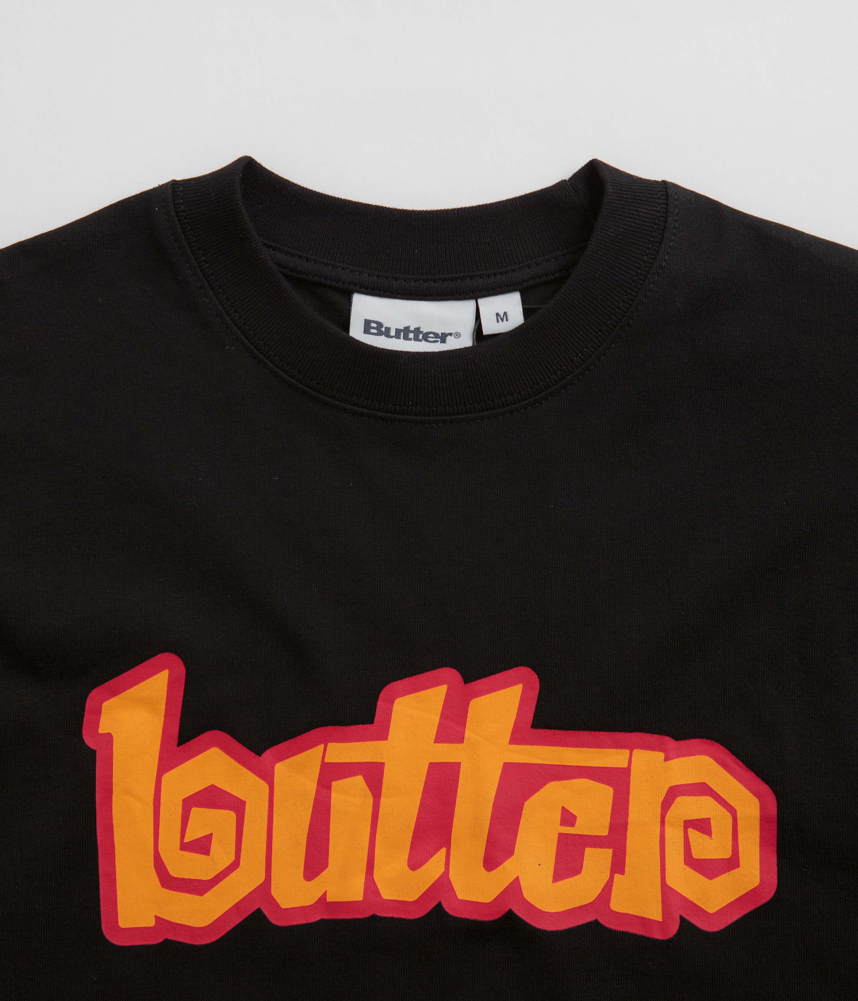 Butter Goods Swirl T-Shirt - Black | flatspot