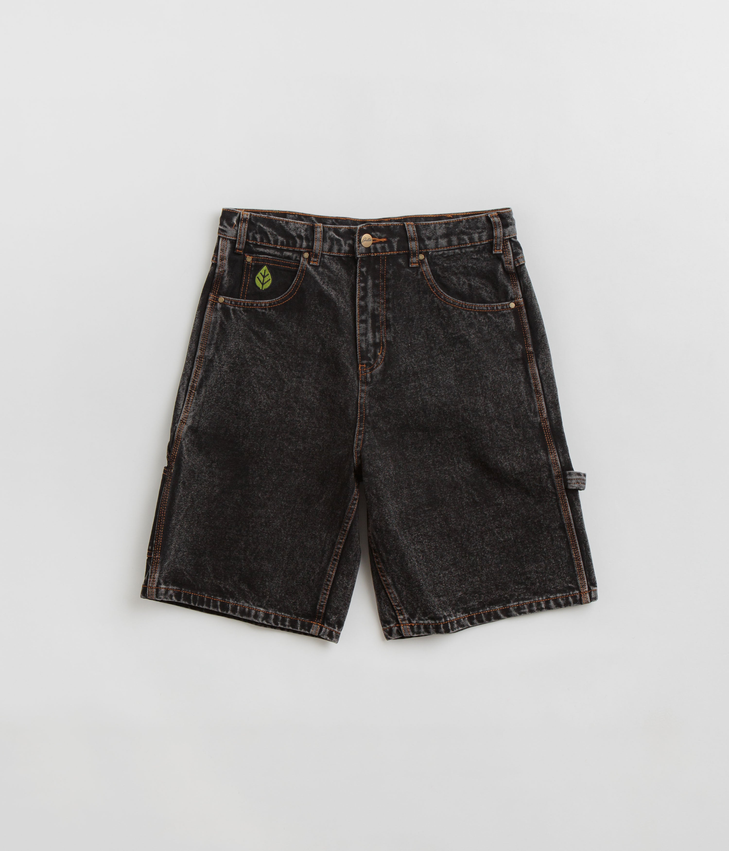 Butter Goods Weathergear Heavyweight Denim Shorts - Gun Metal | Flatspot