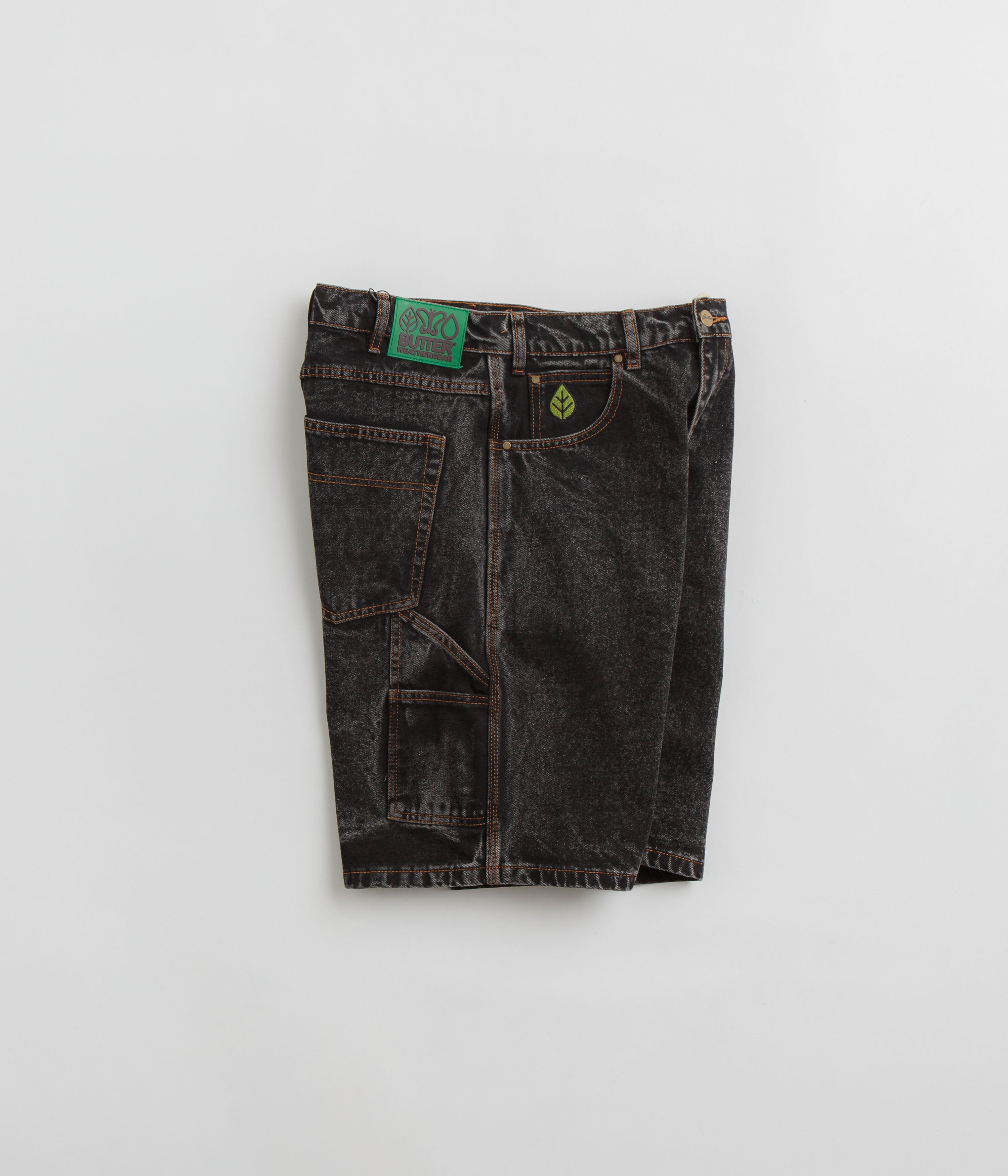 Butter Goods Weathergear Heavyweight Denim Shorts - Gun Metal | Flatspot
