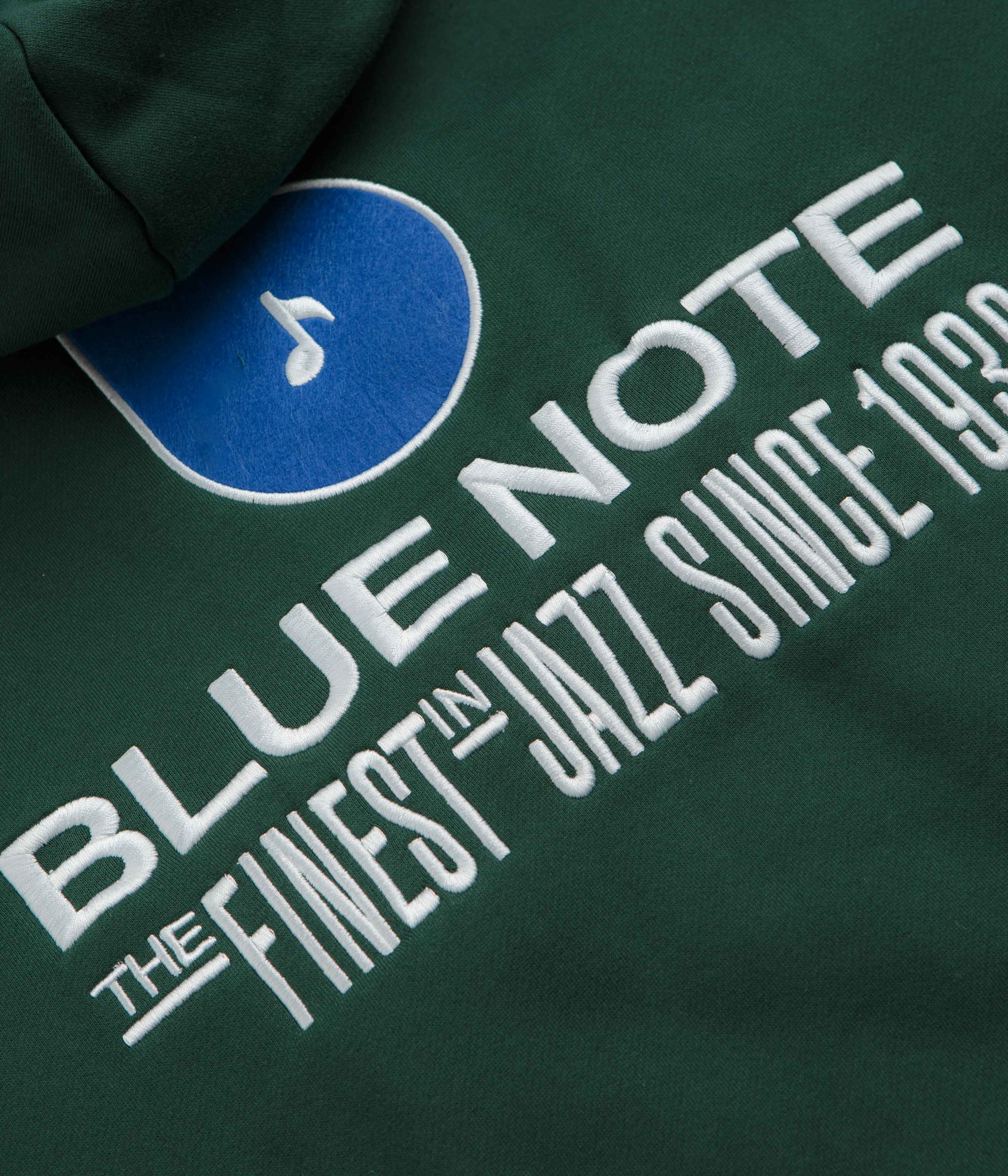 Butter Goods x Blue Note Finest Logo Pullover Hoodie - Forest | Flatspot