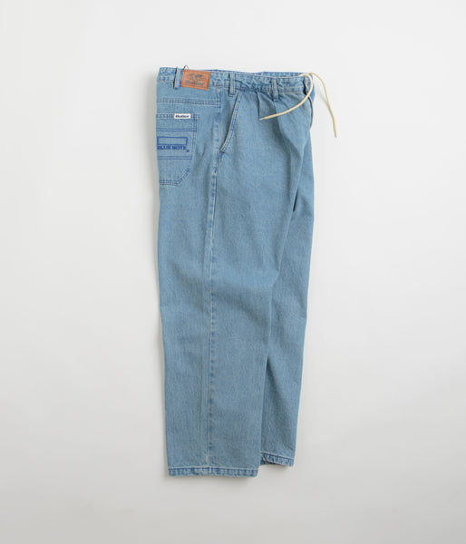 Butter Goods x Blue Note Pleated Jeans - Washed Indigo | Flatspot