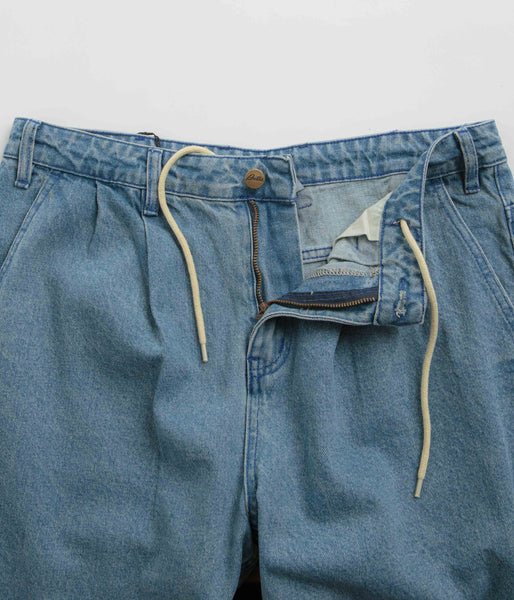 Butter Goods x Blue Note Pleated Jeans - Washed Indigo | Flatspot