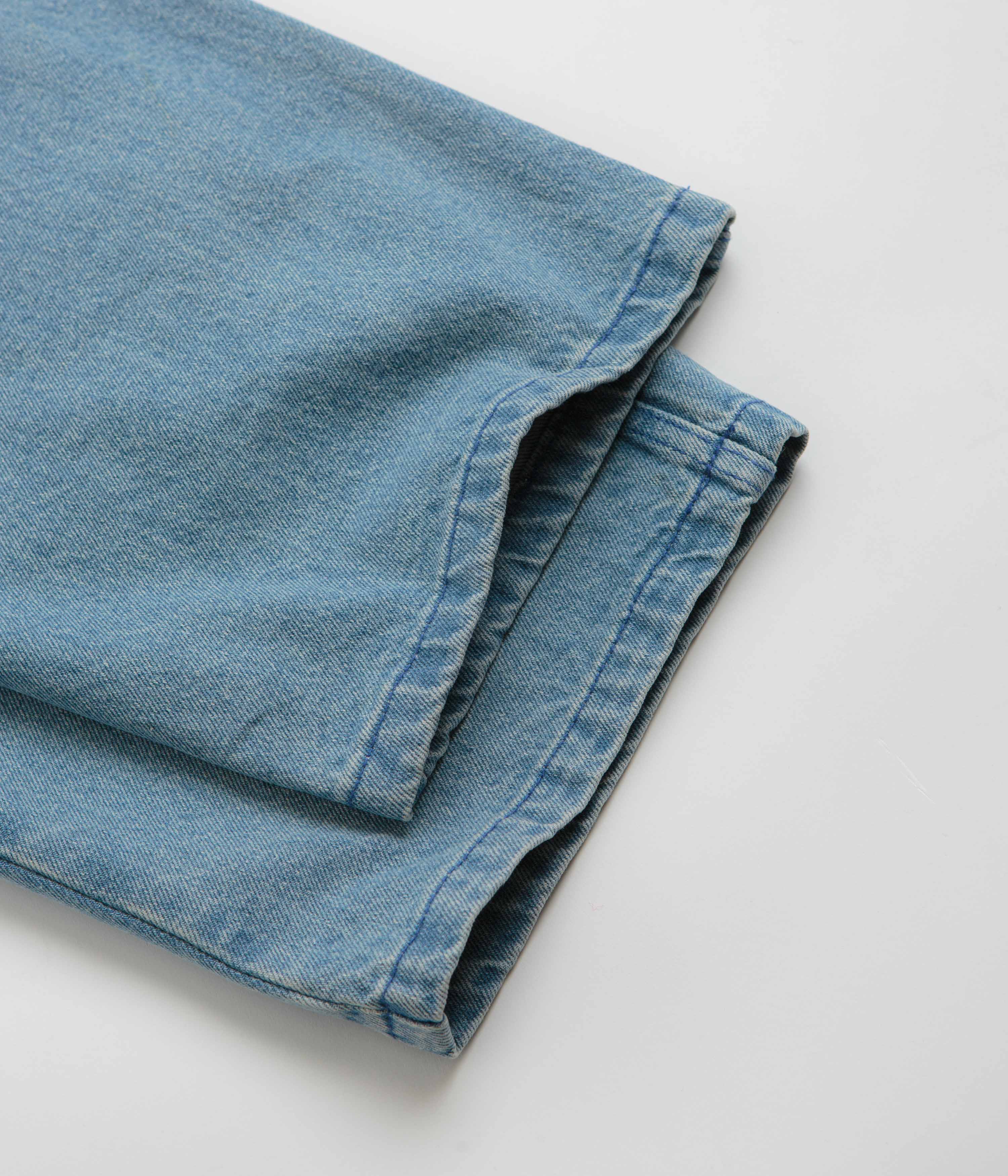Butter Goods x Blue Note Pleated Jeans - Washed Indigo | Flatspot