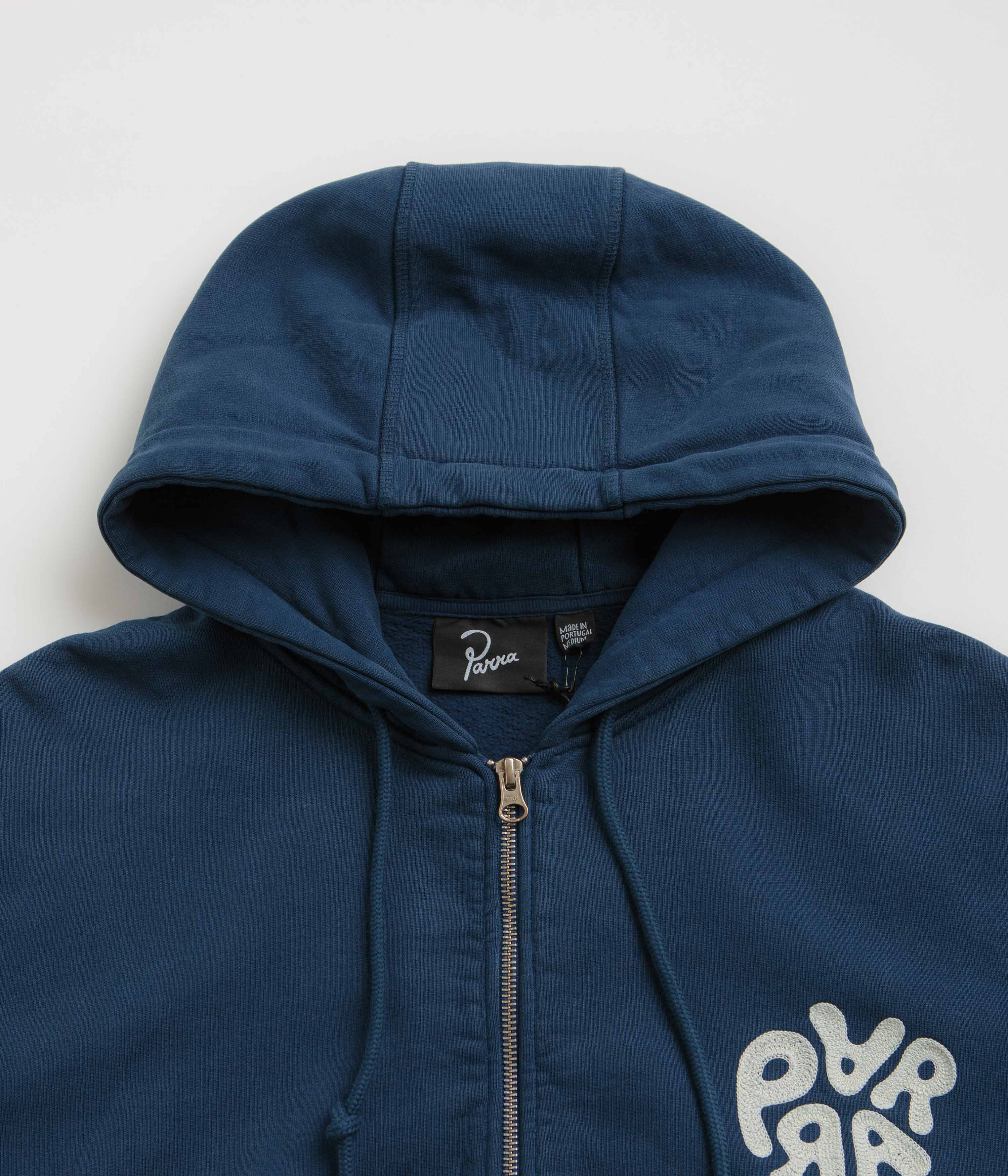 by Parra 1976 Logo Zip Hoodie - Blue | Flatspot