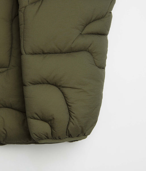 by Parra Boring Village Puffer Jacket - Green | flatspot
