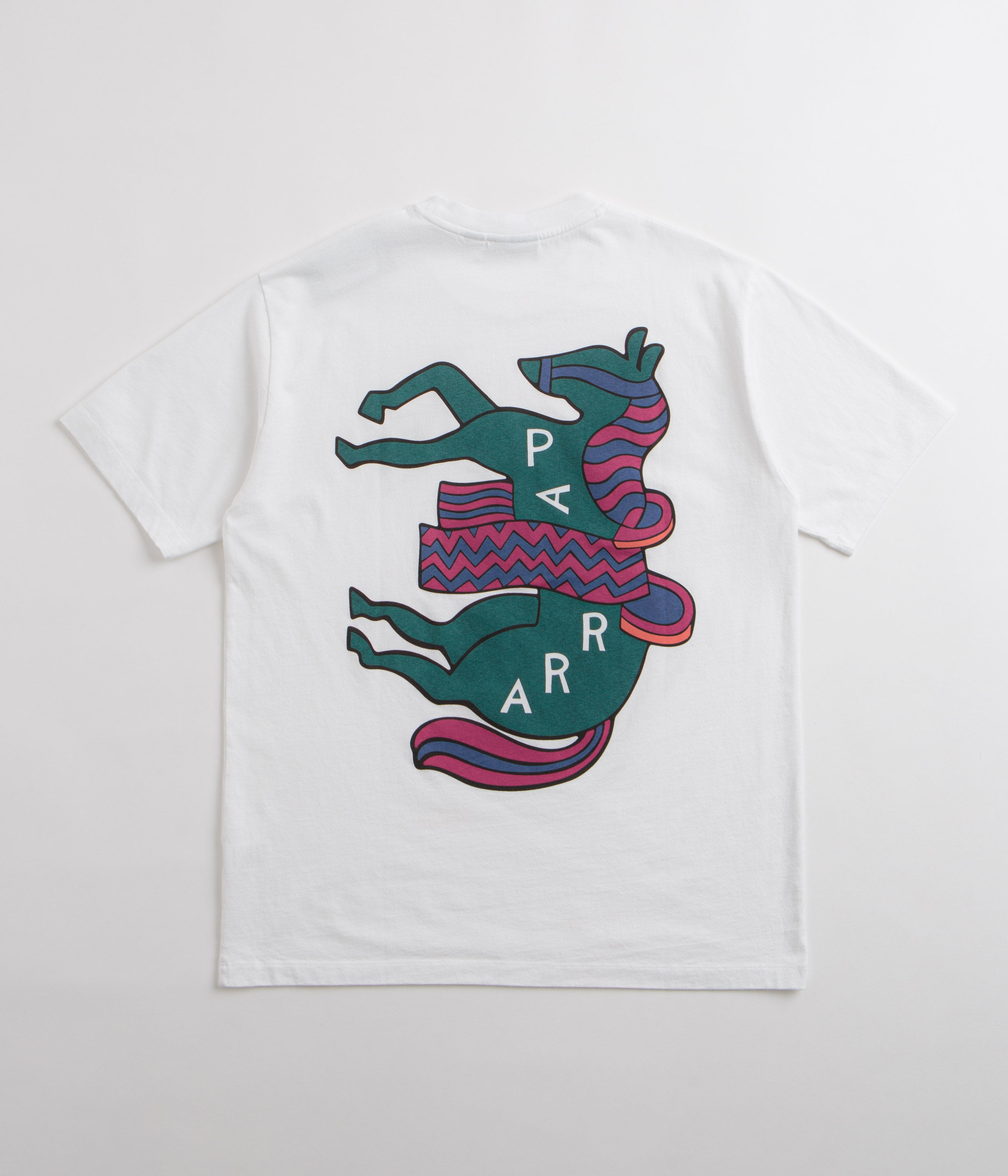 by Parra Fancy Horse T-Shirt - White | Flatspot