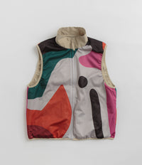 by Parra Ghost Cave Reversible Vest - Tan | Flatspot