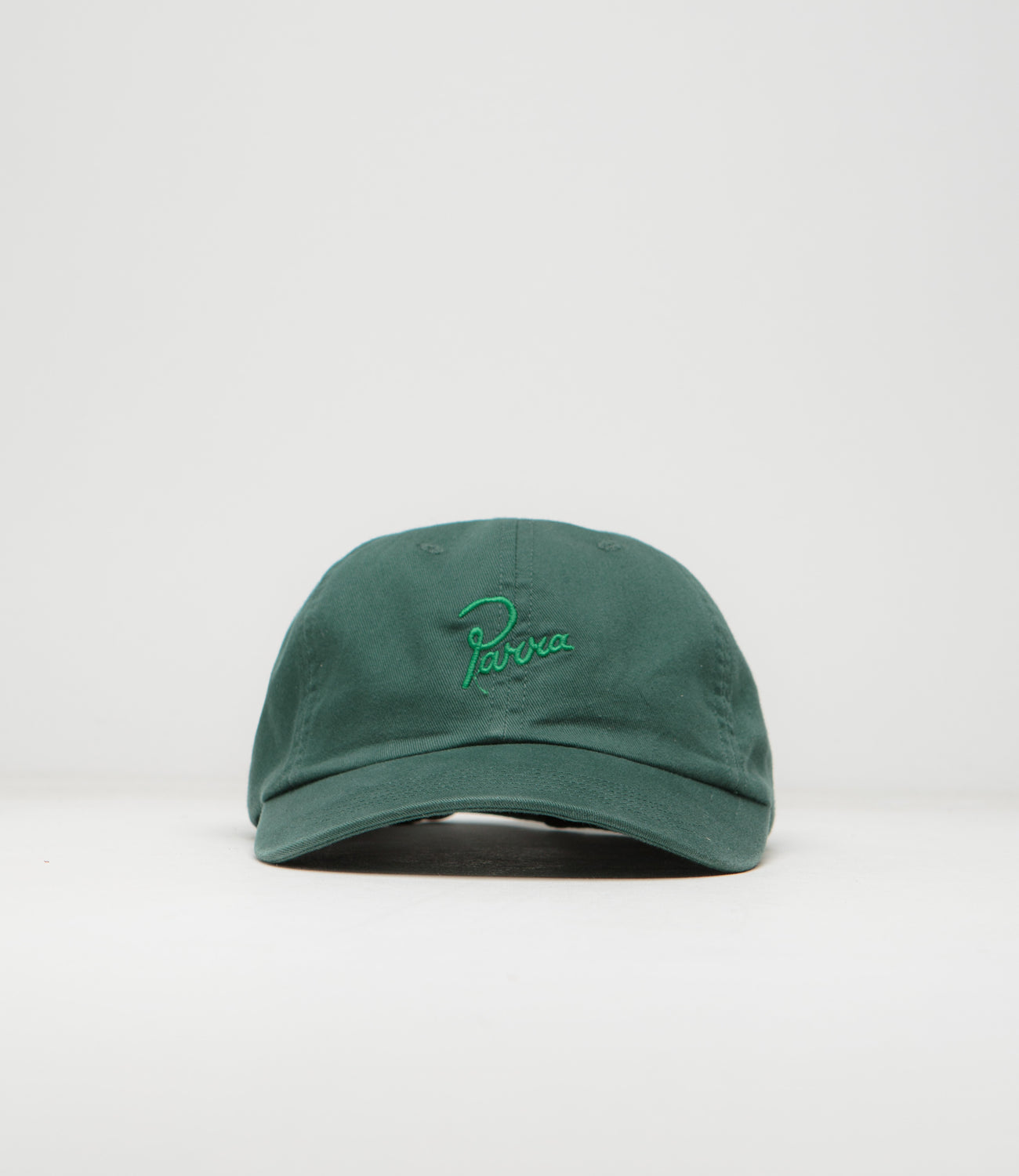 by Parra Script Logo Cap - Castleton Green | Flatspot