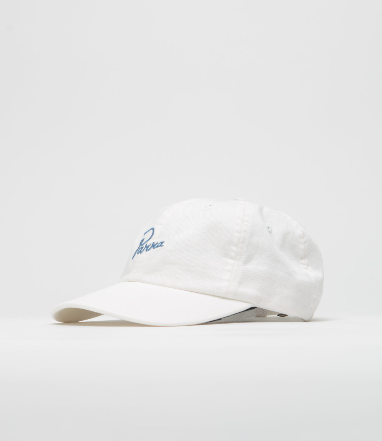 by Parra Script Logo Cap - White | Flatspot