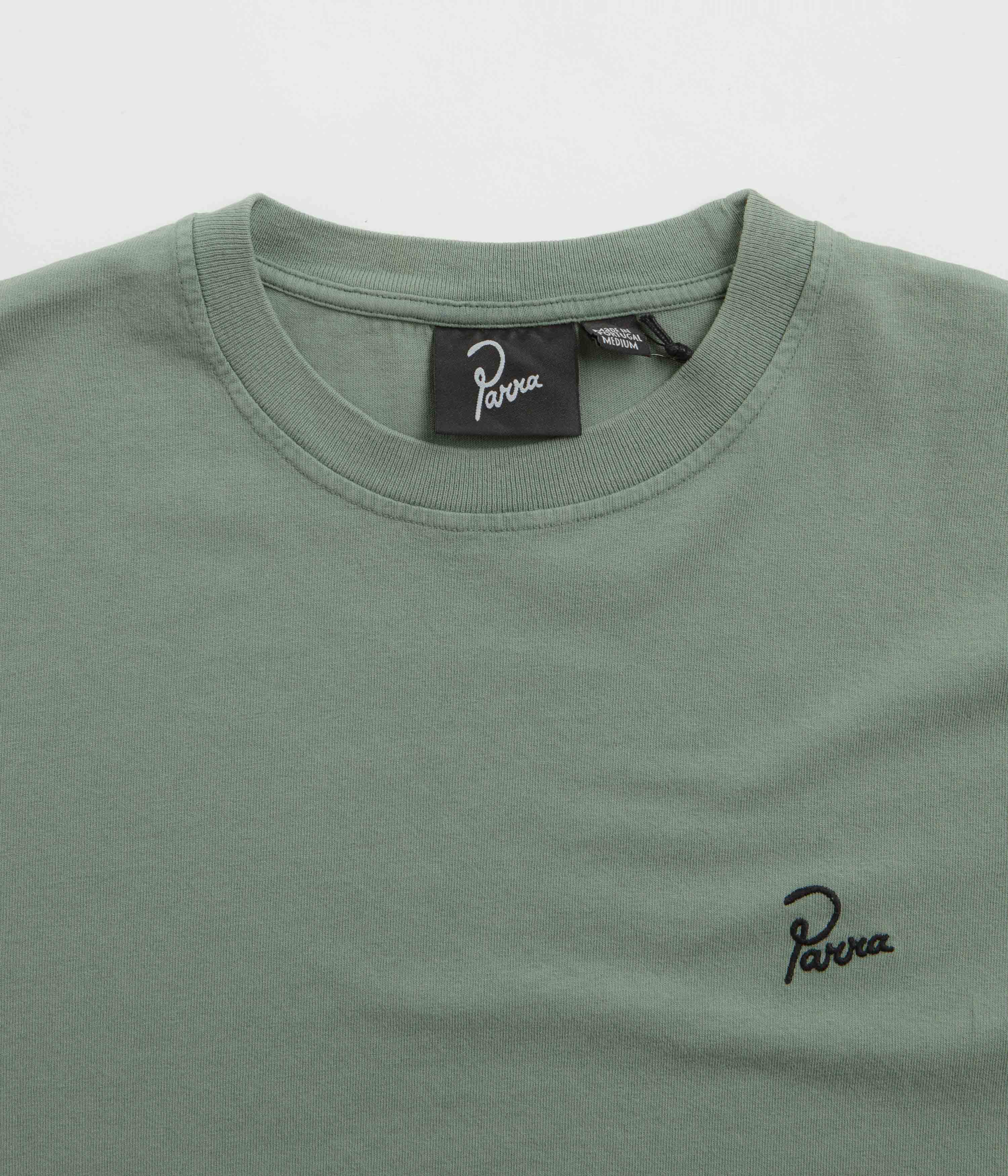 by Parra Signature T-Shirt - Sage Green | Flatspot