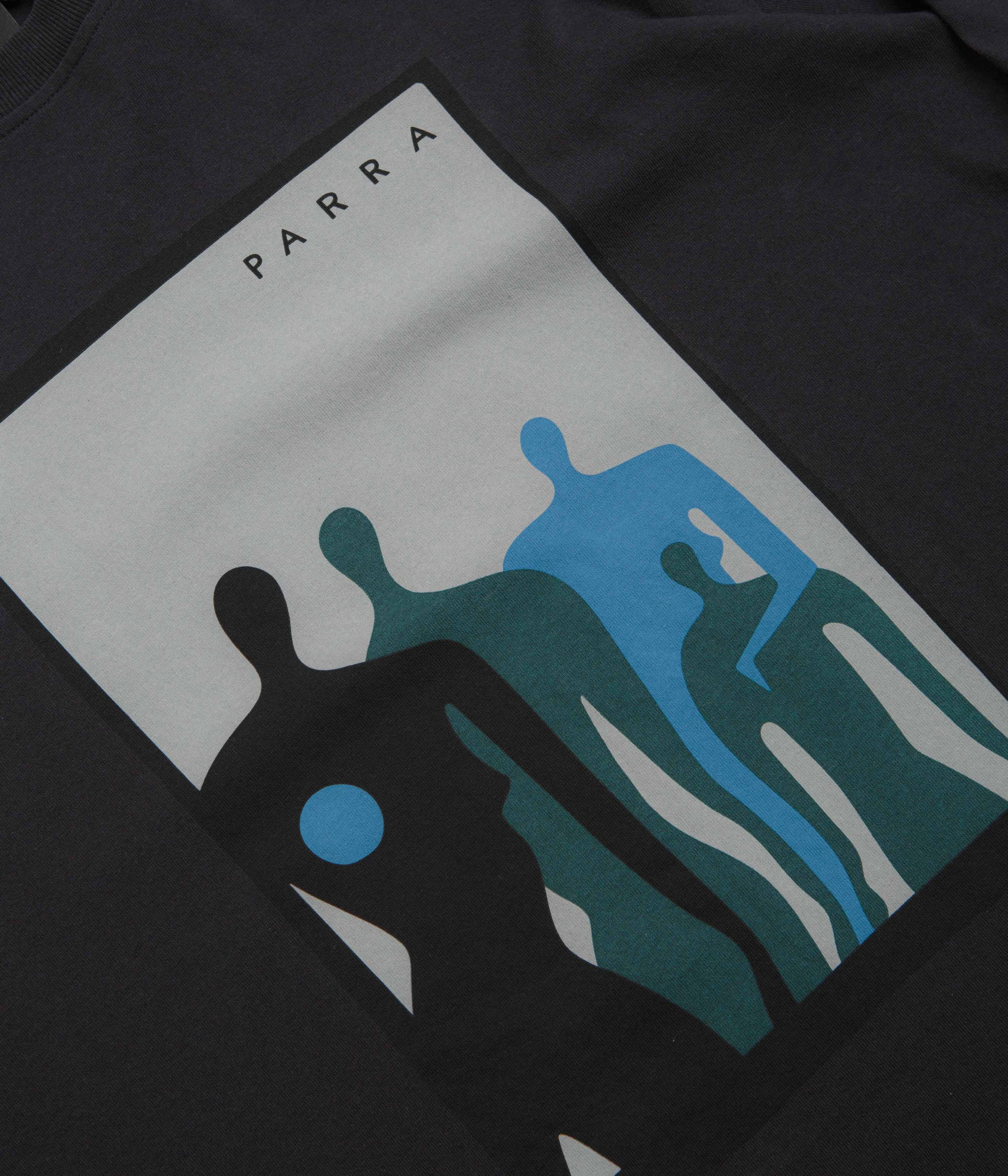 by Parra The Visitors Long Sleeve T-Shirt - Black | Flatspot
