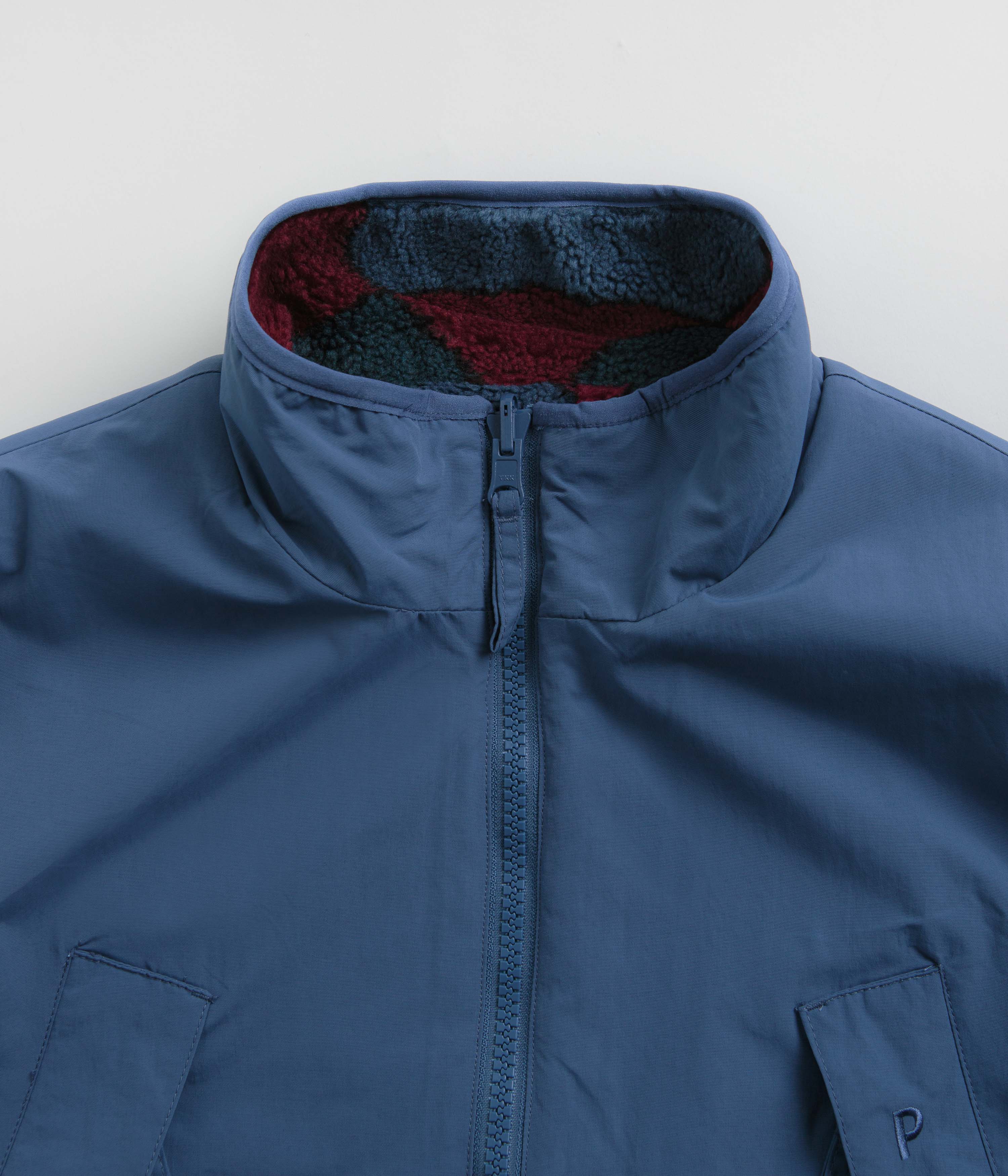 by Parra Trees In Wind Reversible Vest - Blue | Flatspot