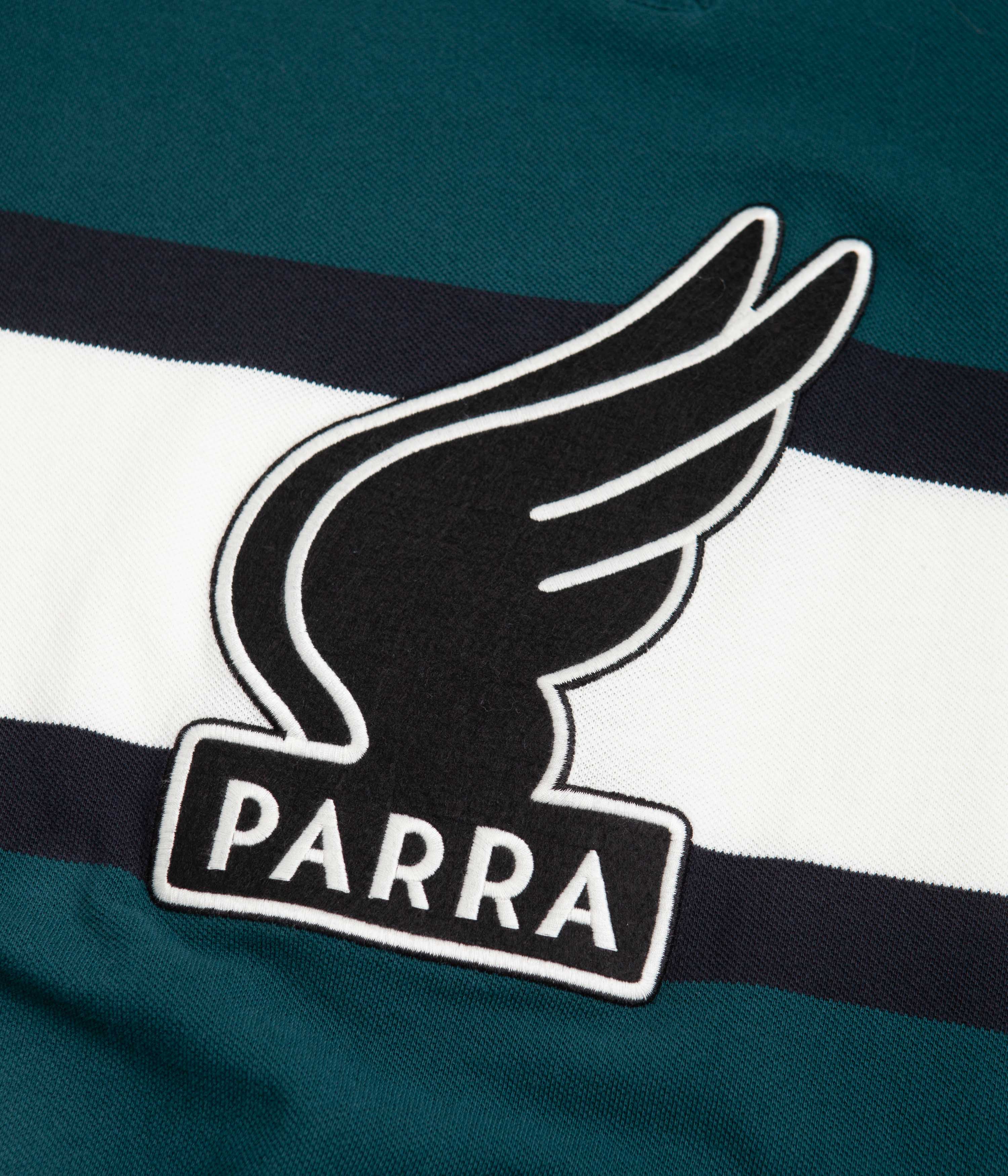 by Parra Winged Logo Polo Shirt - Teal | Flatspot