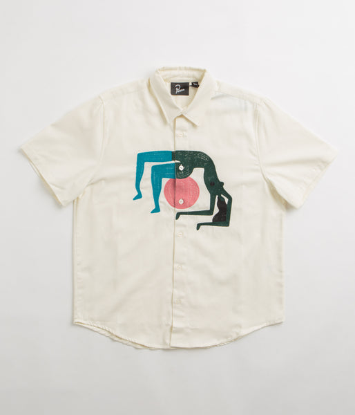 by Parra Yoga Balled Short Sleeve Shirt - Off White | Flatspot