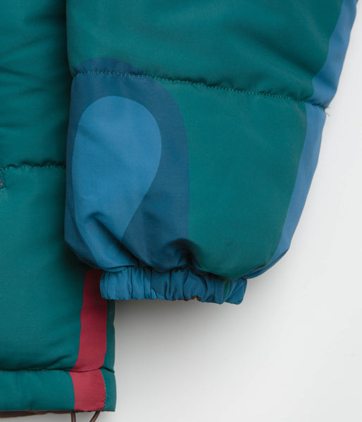 by Parra Protect The Sun Reversible Puffer Jacket - Brown | flatspot