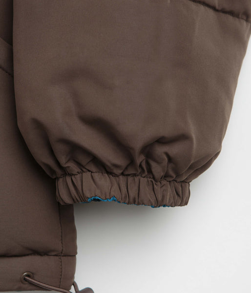 by Parra Protect The Sun Reversible Puffer Jacket - Brown | flatspot