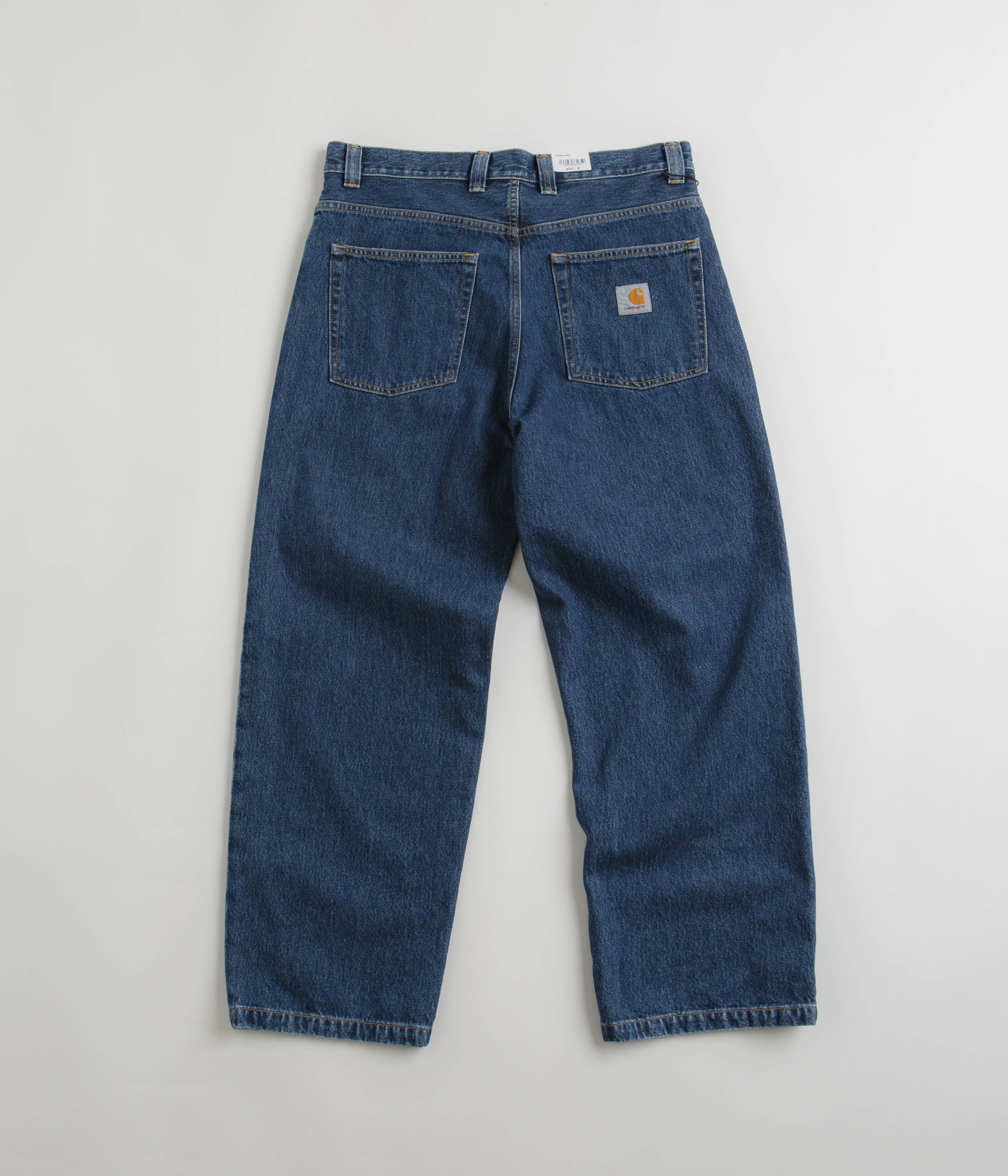 Carhartt Brandon Denim Pants - Blue Stone Wash | Flatspot