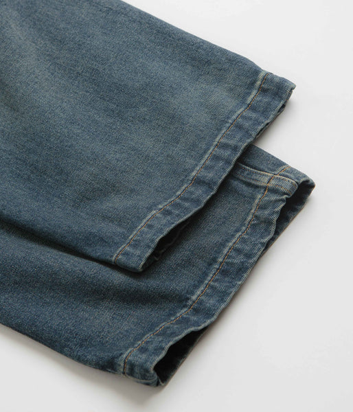 Carhartt Brandon Pants - Blue Worn Used Wash | flatspot