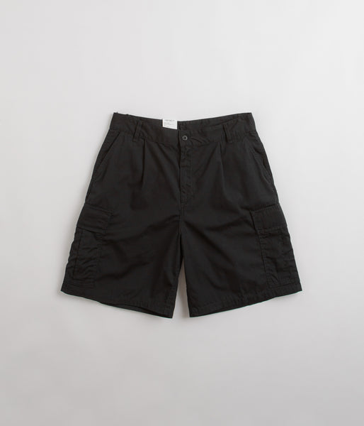 Carhartt Cole Cargo Shorts - Rinsed Black | Flatspot