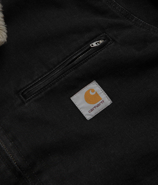 Carhartt Herald Jacket - Black / Wall - Order by 3pm for Free Next Day ...