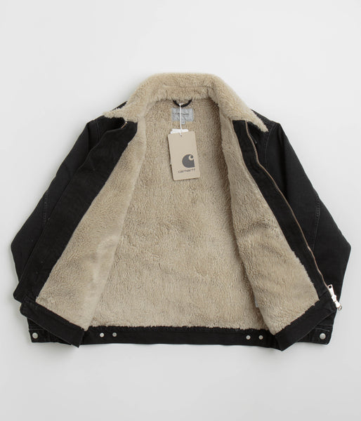 Carhartt Herald Jacket - Black / Wall - Order by 3pm for Free Next Day ...