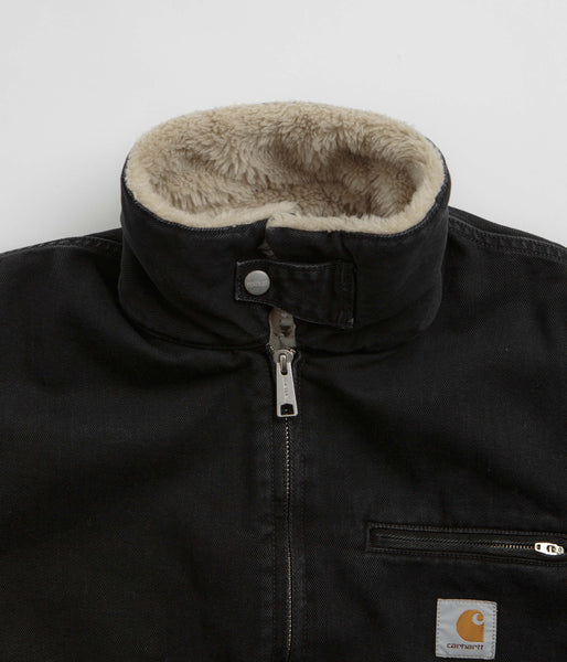 Carhartt Herald Jacket - Black / Wall - Order by 3pm for Free Next Day ...