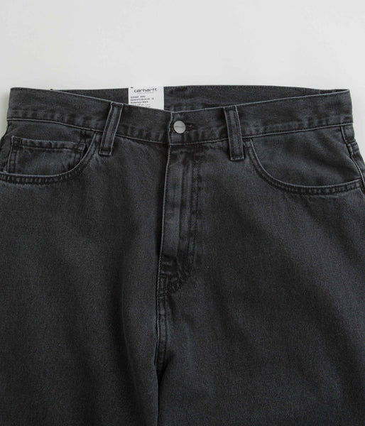 Carhartt Landon Pants - Black Heavy Stone Washed | Flatspot