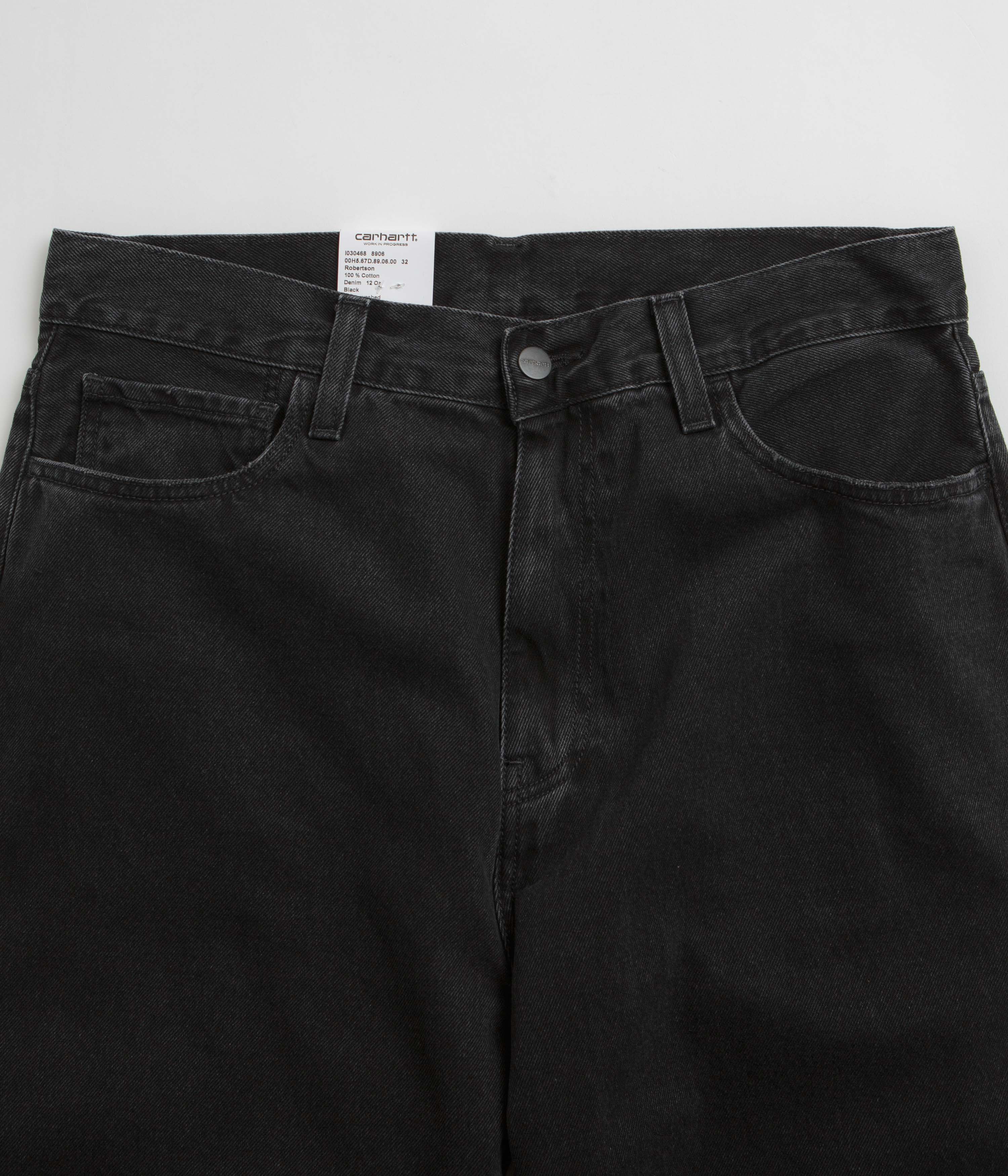 Carhartt Landon Pants - Black Stone Washed | Flatspot