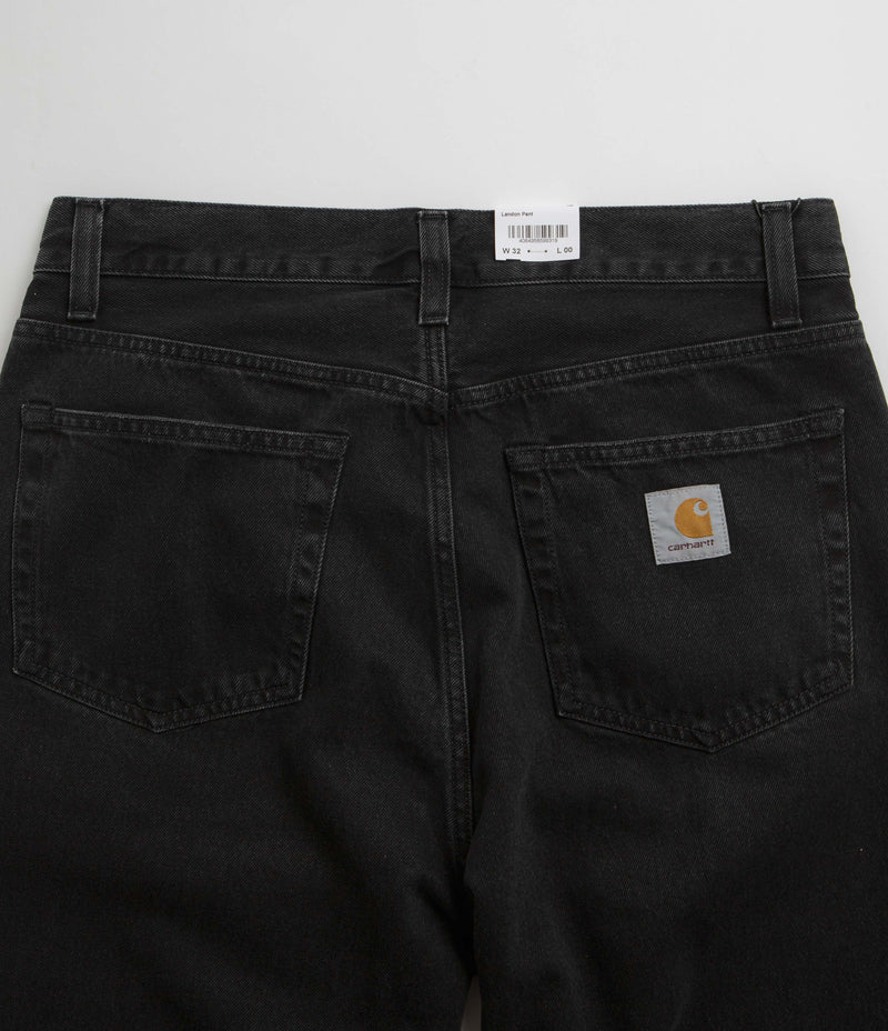 Carhartt Landon Pants - Black Stone Washed | Flatspot