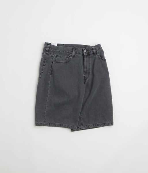 Carhartt Landon Shorts - Black Heavy Stone Wash | Flatspot