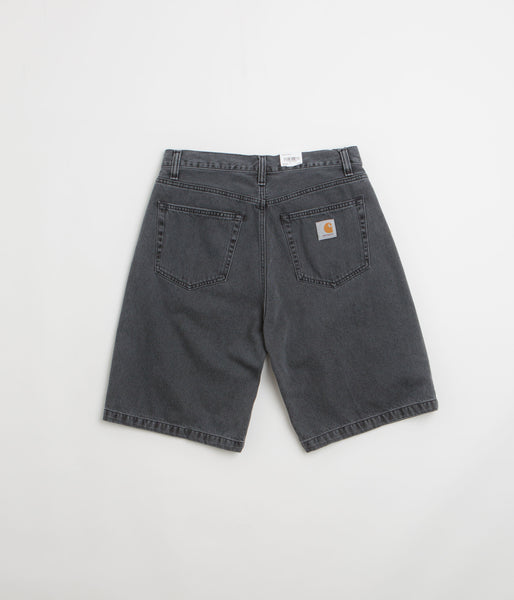 Carhartt Landon Shorts - Black Heavy Stone Wash | Flatspot