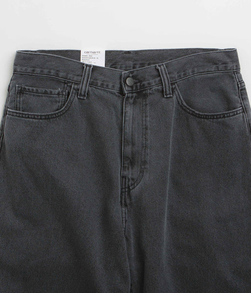Carhartt Landon Shorts - Black Heavy Stone Wash | Flatspot