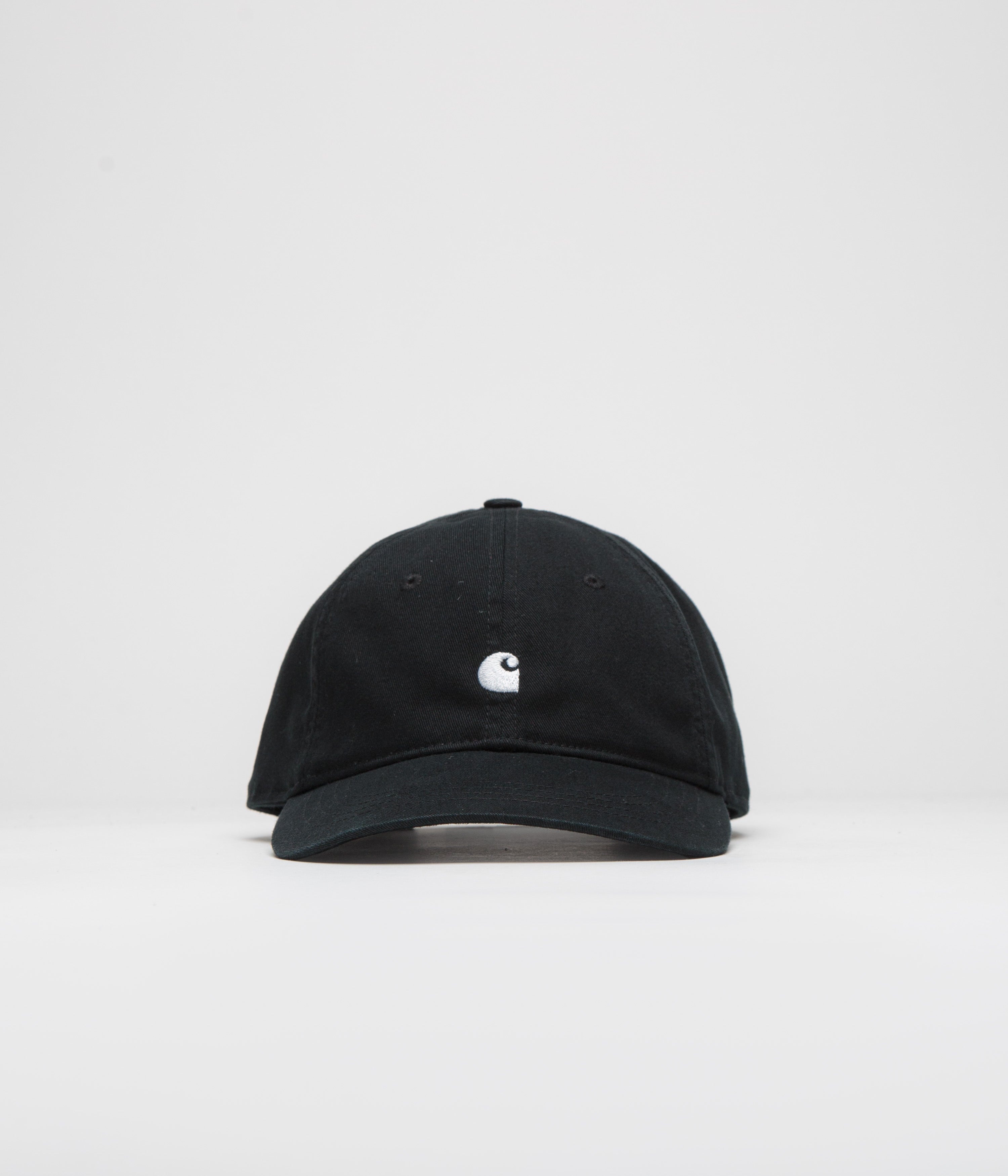 Carhartt Madison Logo Cap - Black / White | Flatspot