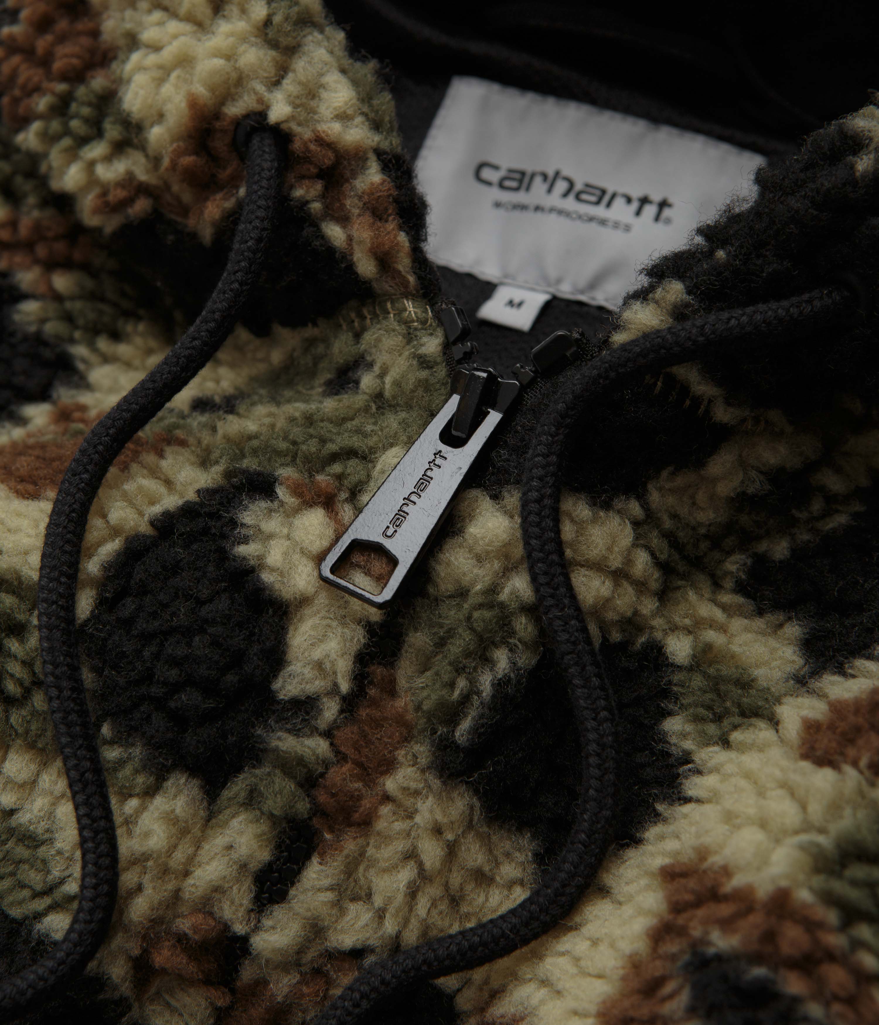 Carhartt OG Active Liner Fleece - Camo Duck Jacquard / Green | Flatspot