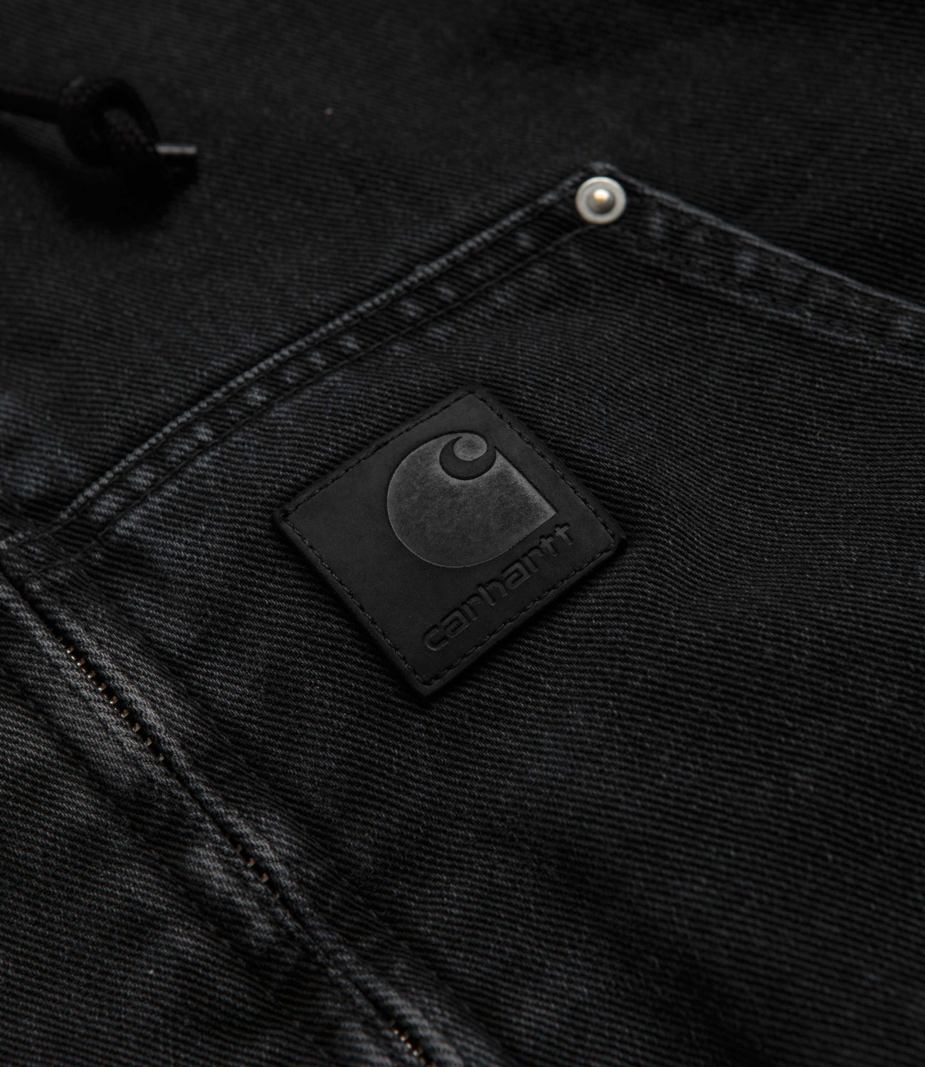 Carhartt OG Active Rivet Jacket - Black Stone Washed - Order by 3pm for ...