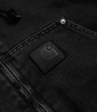 Carhartt OG Active Rivet Jacket - Black Stone Washed - Order by 3pm for ...
