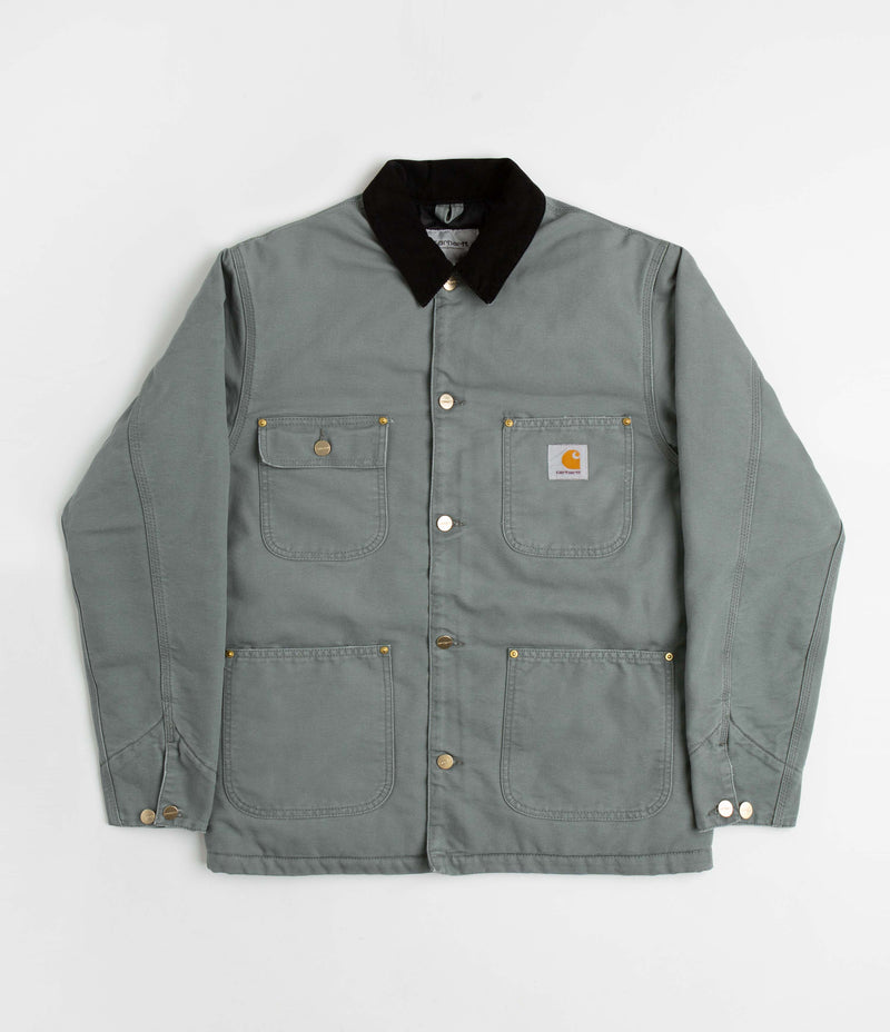 Carhartt OG Chore Coat - Smoke Green / Black | Flatspot