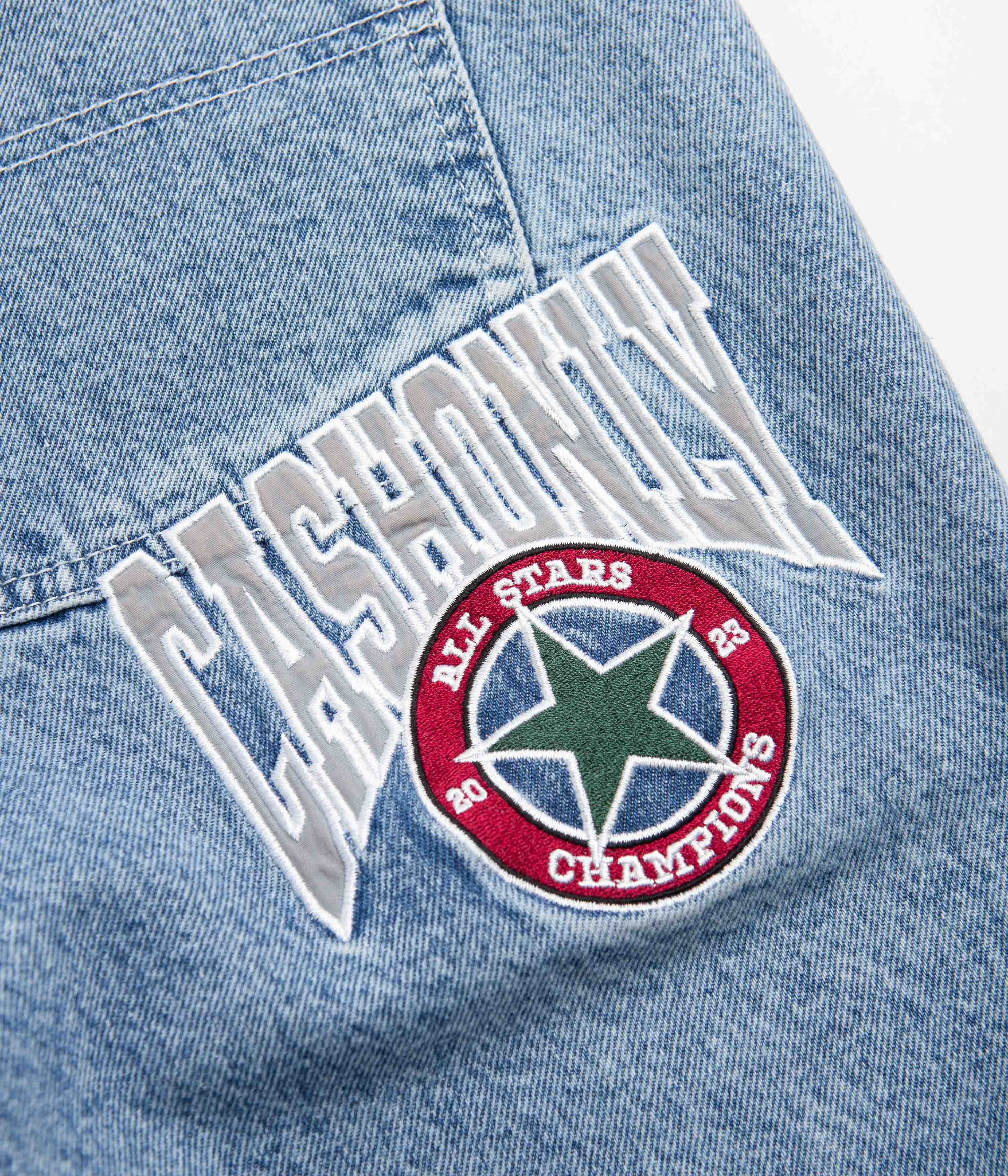 Cash Only All Star Baggy Jeans - Faded Indigo | Flatspot