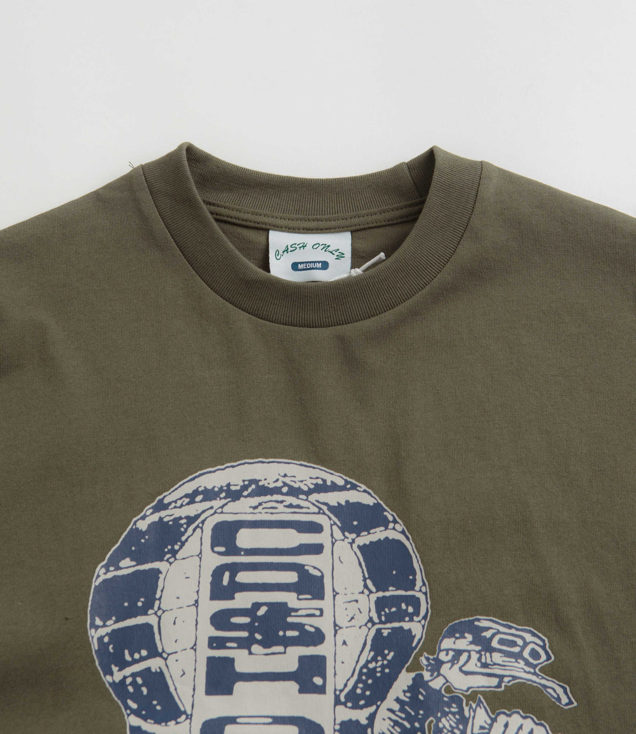 Cash Only Stomp T-Shirt - Army | Flatspot