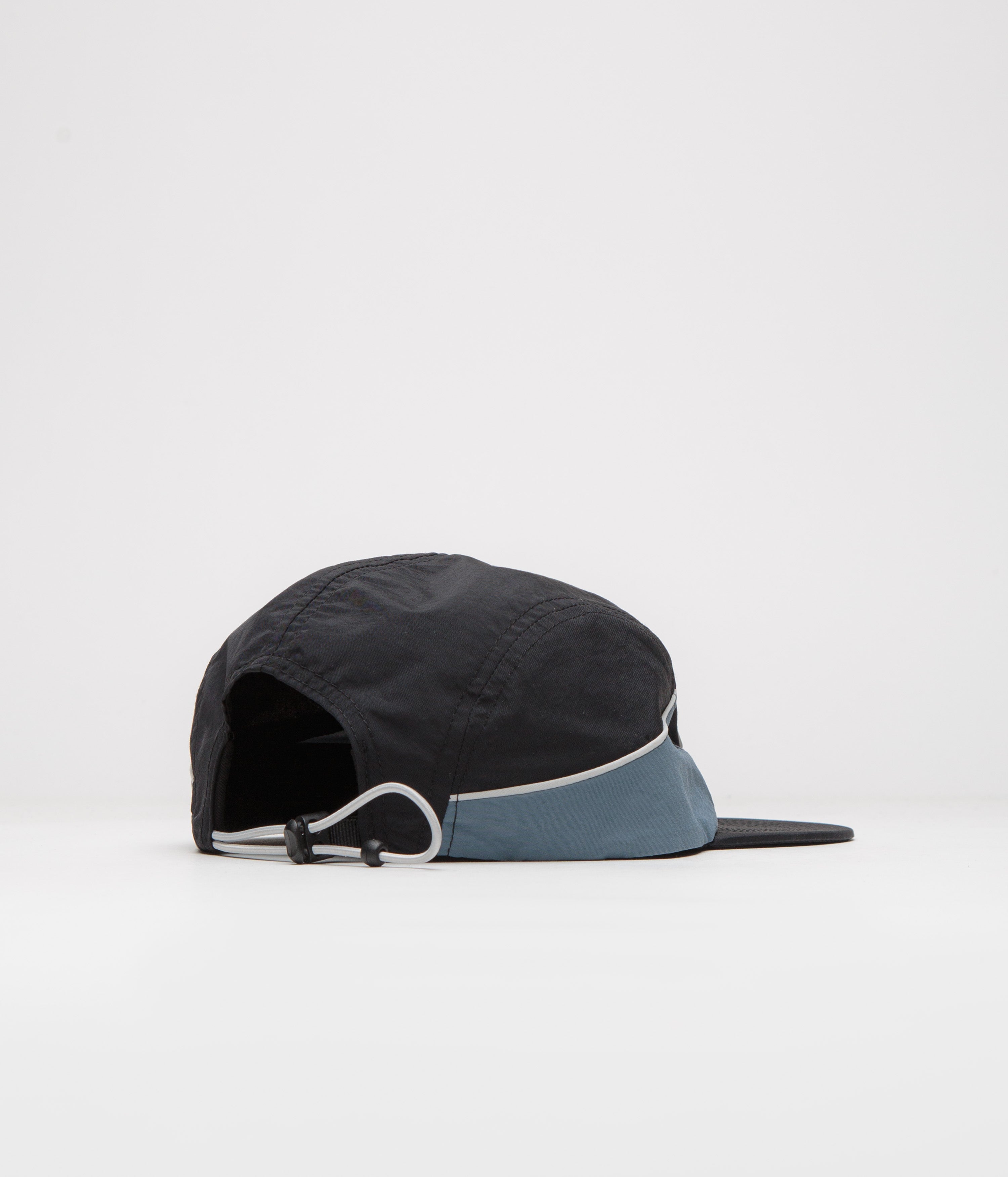 Cash Only Trax 5 Panel Cap - Black / Blue | Flatspot