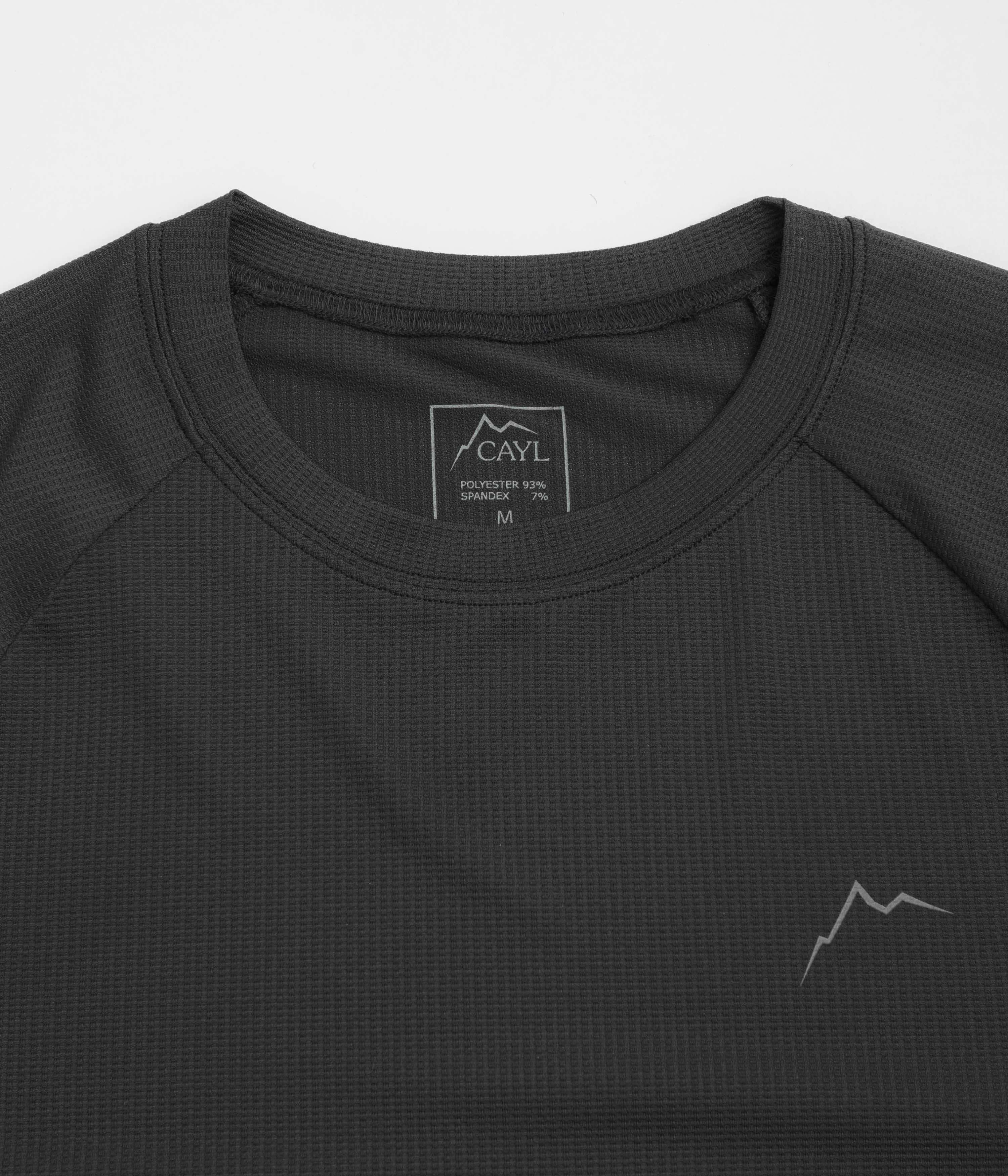 Cayl Logo Air T-Shirt - Black | Flatspot