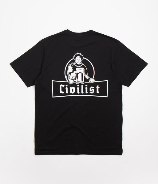 Civilist Schulle T-Shirt - Black | Flatspot