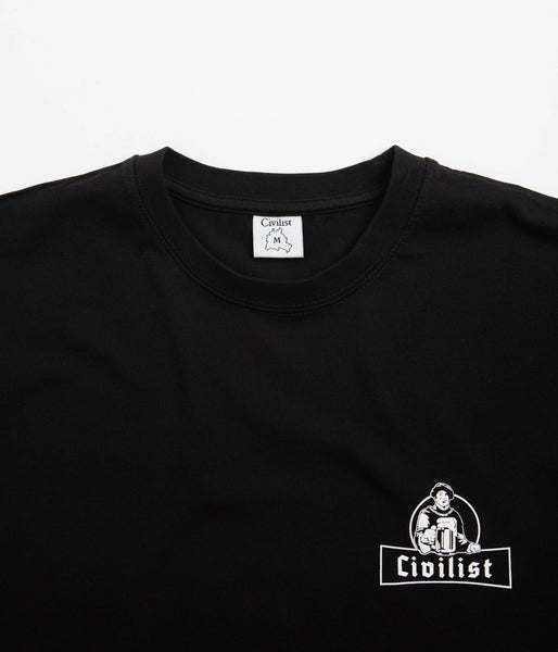 Civilist Schulle T-Shirt - Black | Flatspot