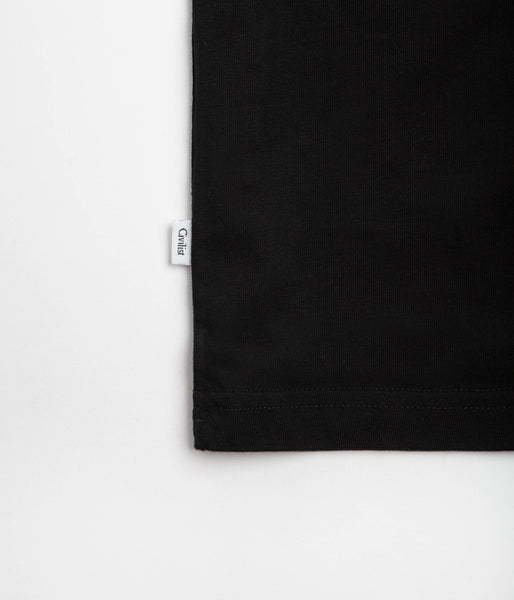 Civilist Schulle T-Shirt - Black | Flatspot