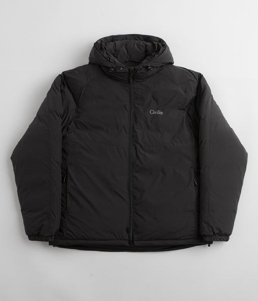 Civilist Tech Puffer Jacket - Black | Flatspot