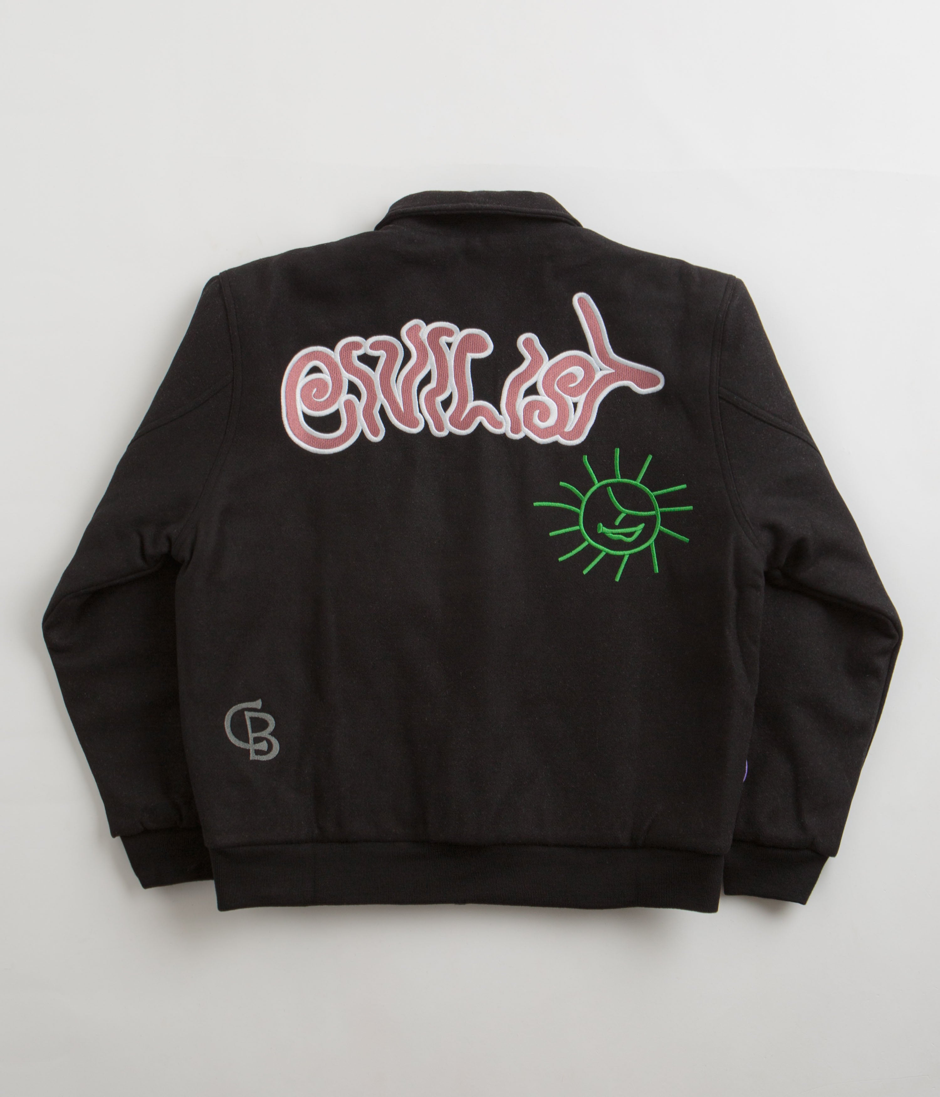 Civilist Wool Bomber Jacket - Black | Flatspot