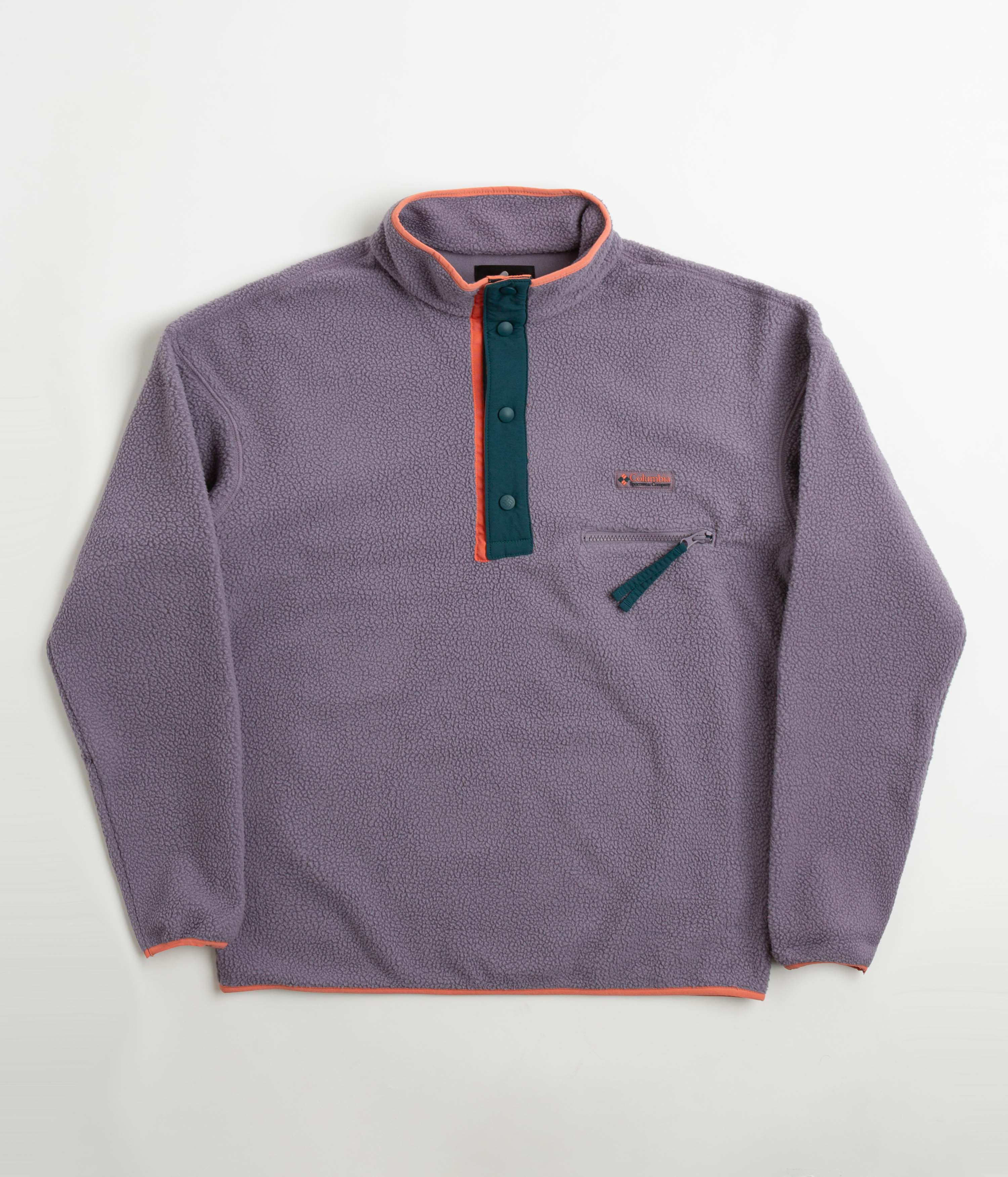 Columbia Helvetia Half Snap Fleece - Granite Purple | Flatspot