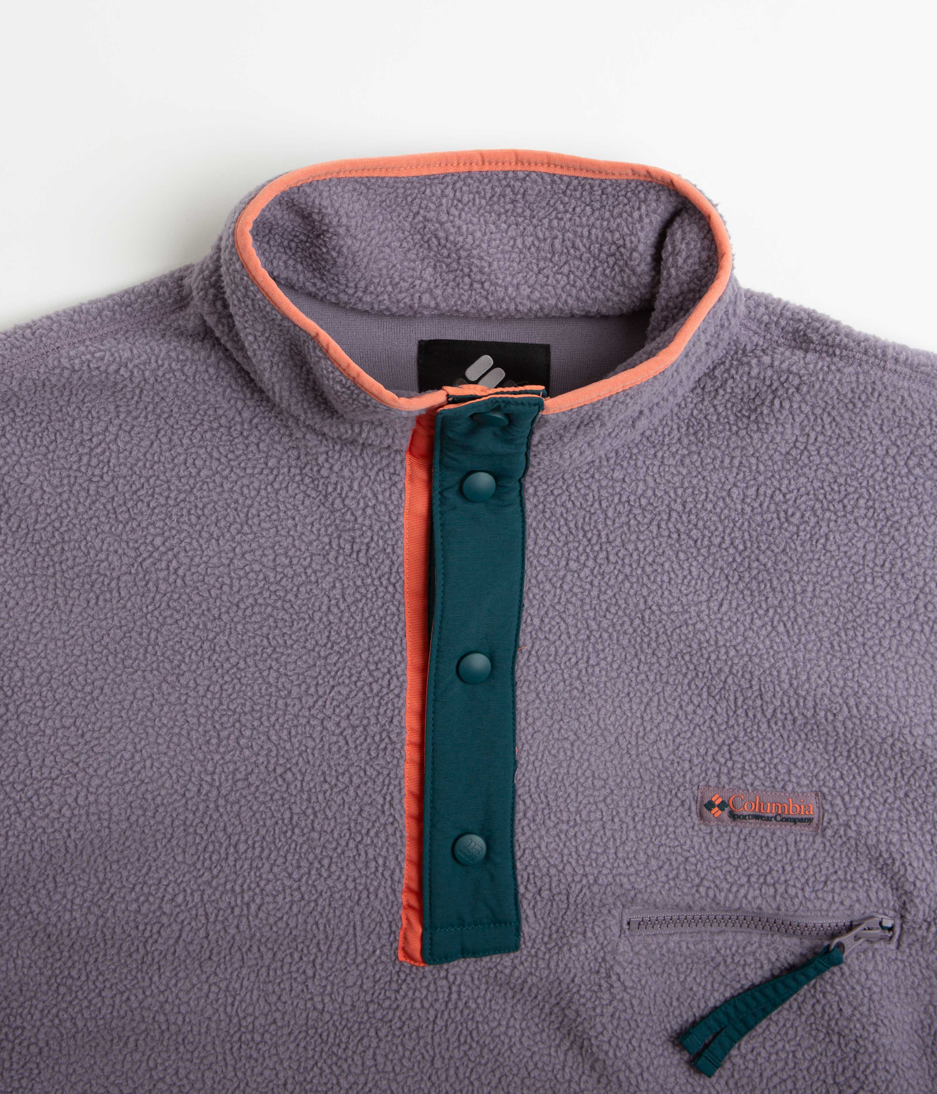 Columbia Helvetia Half Snap Fleece - Granite Purple | Flatspot