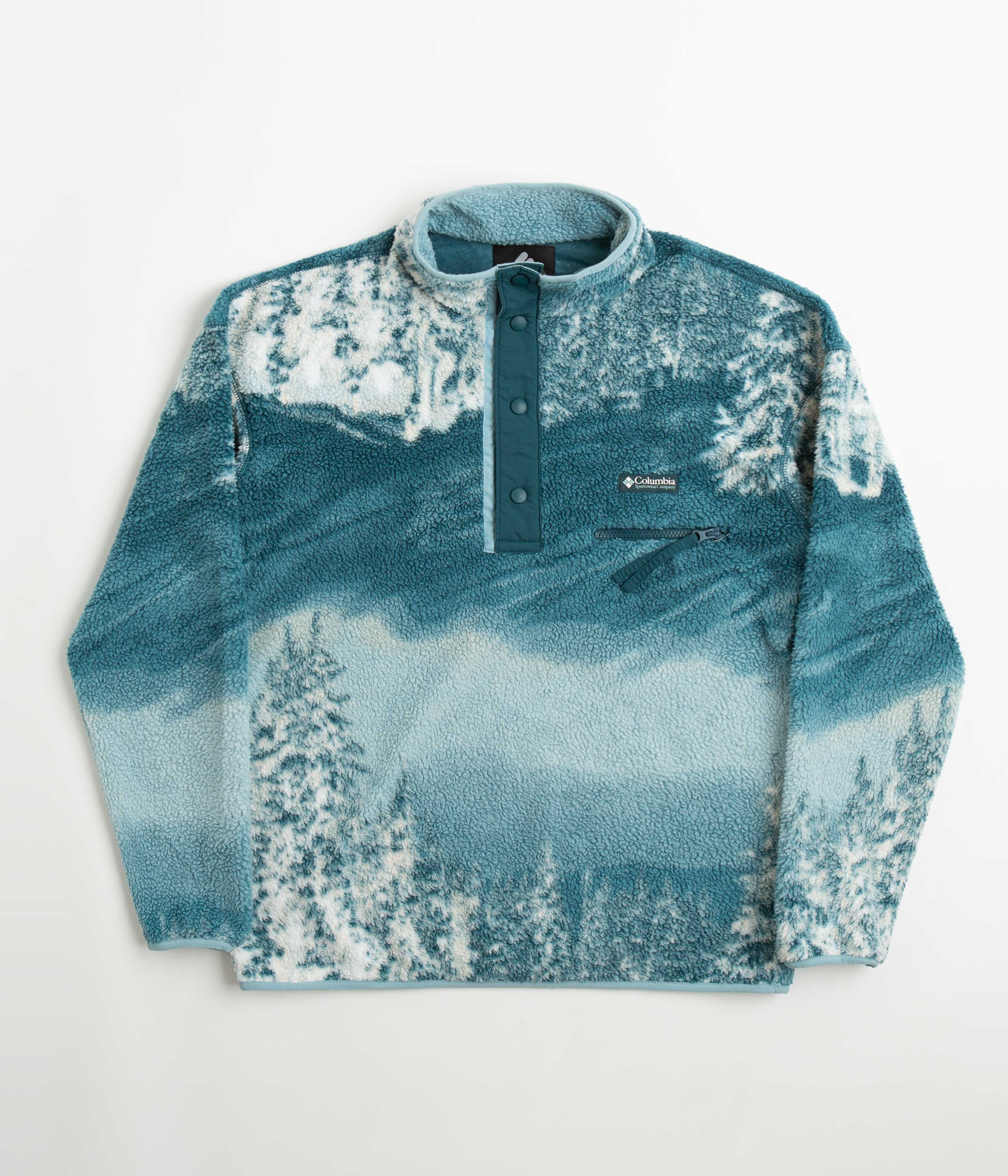 Columbia Helvetia Half Snap Fleece - Warm Copper CRG Print | Flatspot