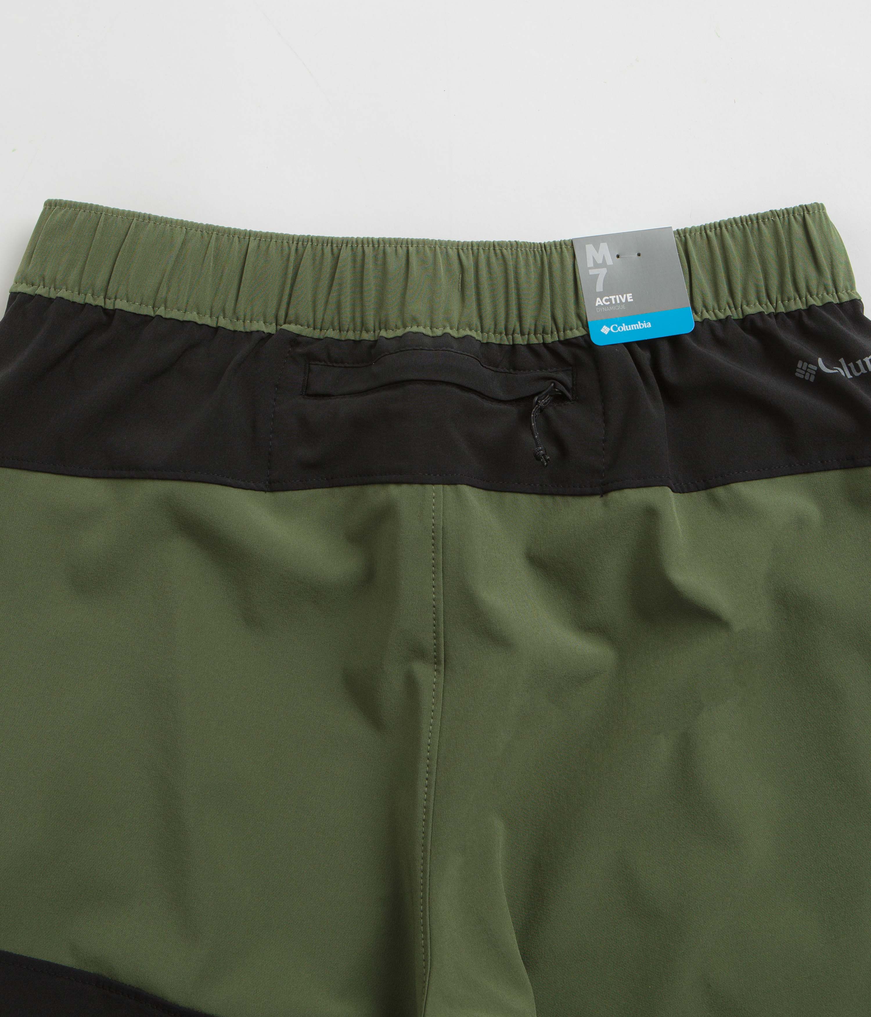Columbia Hike Color Block Shorts - Canteen / Black | Flatspot